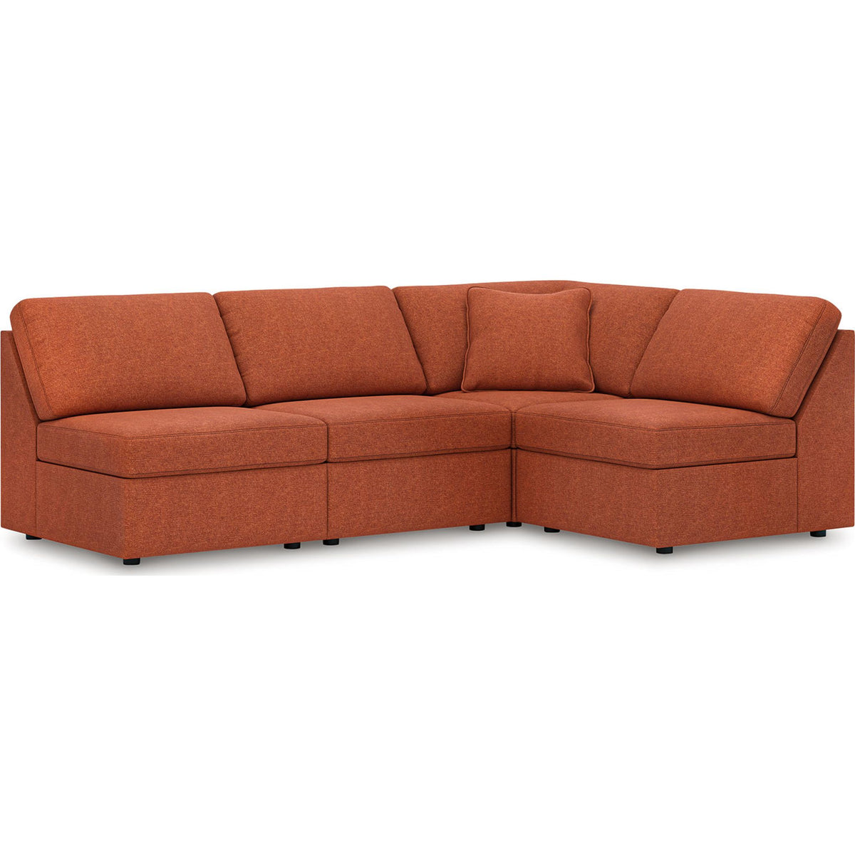 Modmax 4 Piece Sectional - Spice | Dufresne Furniture and Appliances