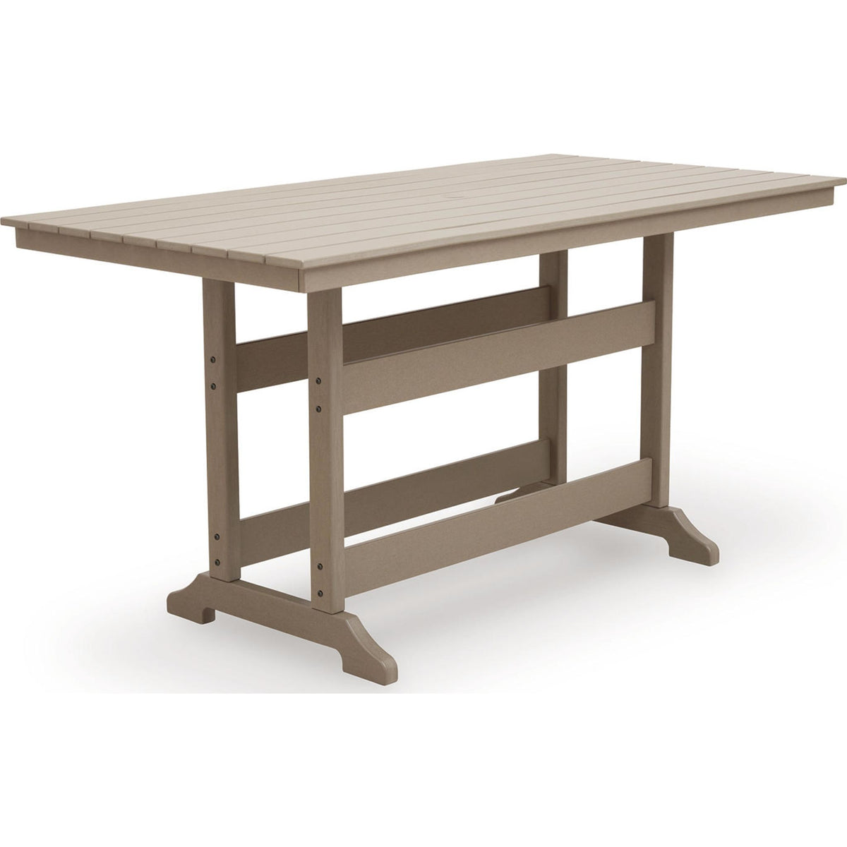Seacliff Beach Outdoor Counter Height Dining Table - Medium Brown ...