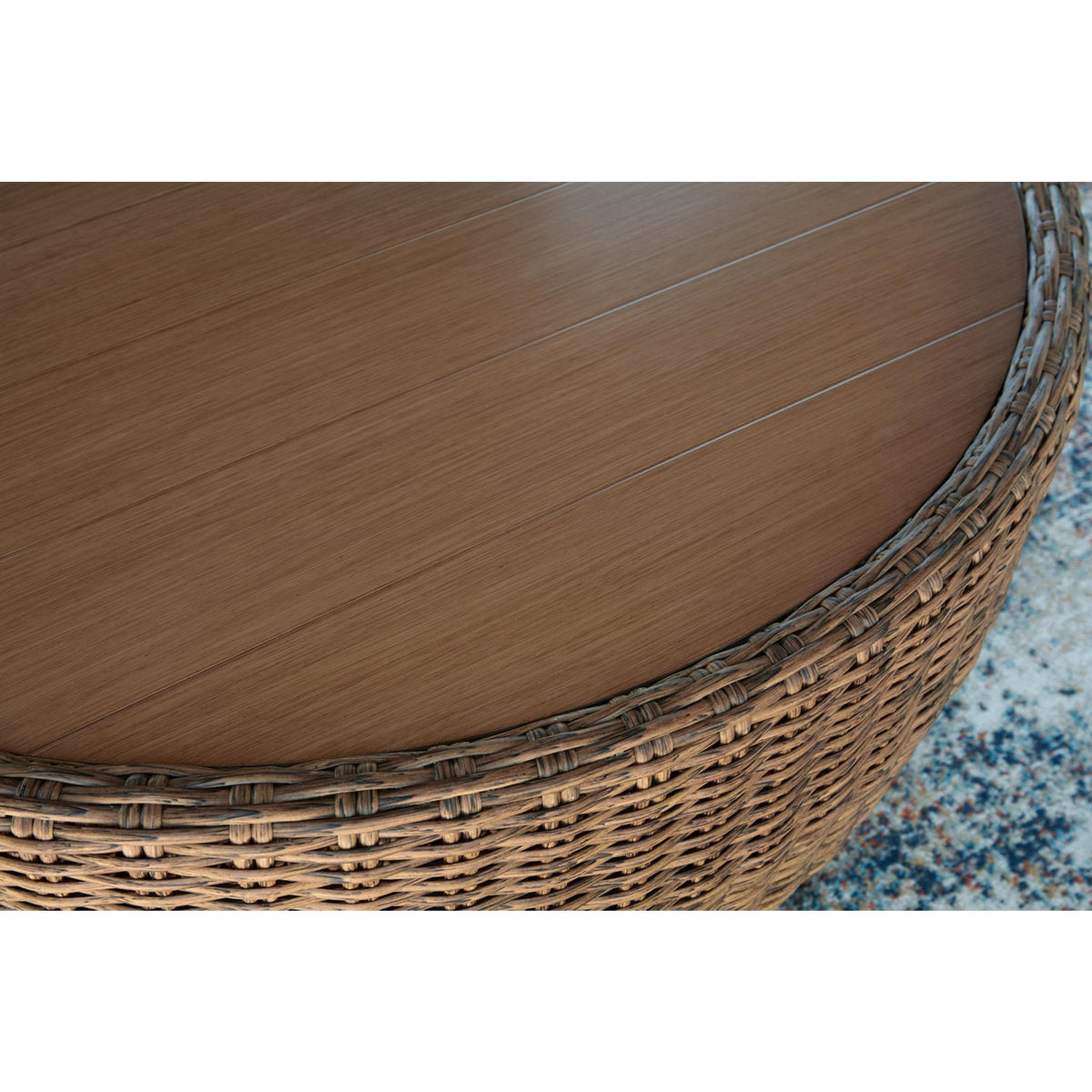 Double Point Outdoor Coffee Table - Beige | Dufresne Furniture and ...