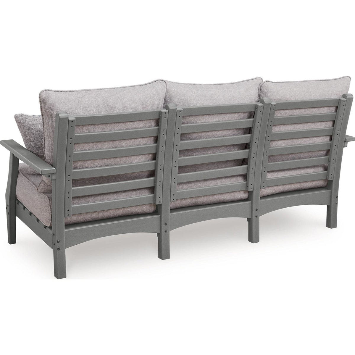 Cove Beach Outdoor Sofa with Cushion - Gray | Dufresne Furniture and ...