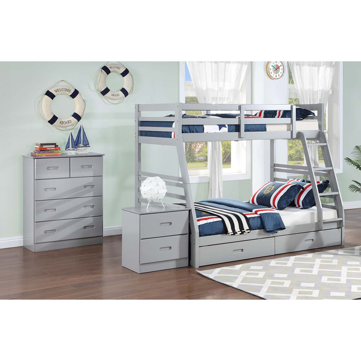 Gavin Chest - Grey | Dufresne Furniture and Appliances