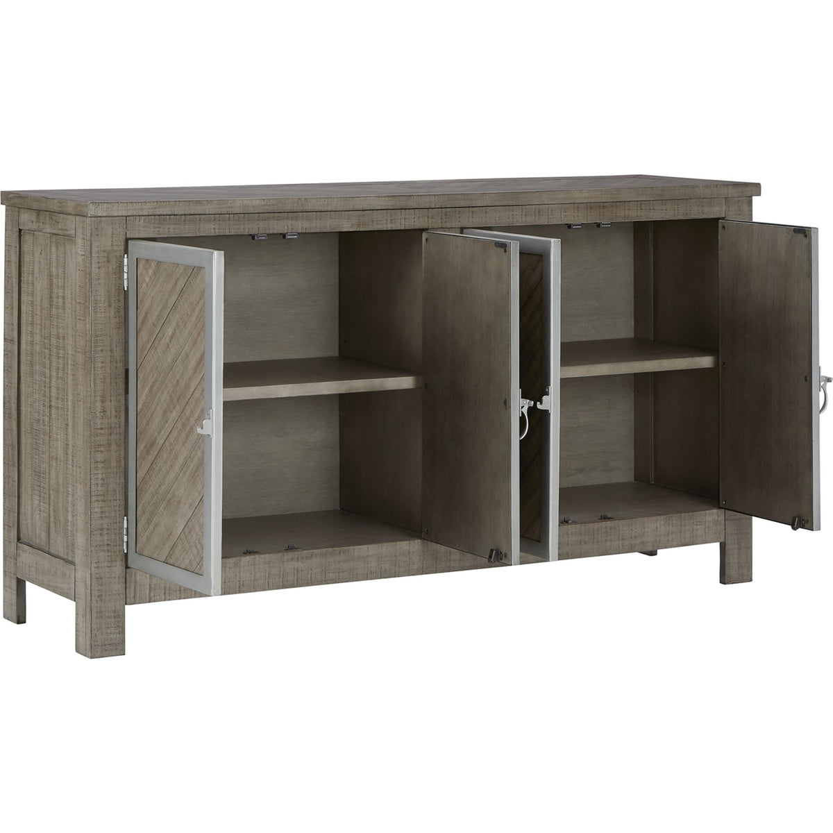 Krystanza Dining Server - Weathered Gray - (D766-60) | Dufresne ...