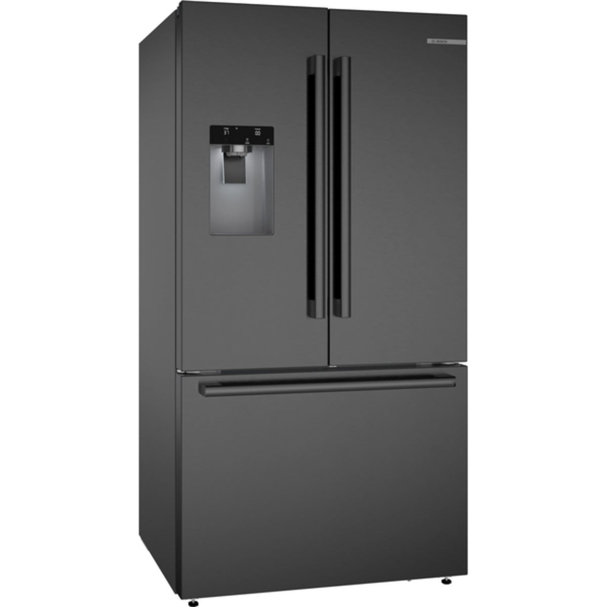 Bosch French Door Fridge (B36FD52SNB) - Brushed Black Steel Anto-Finge ...