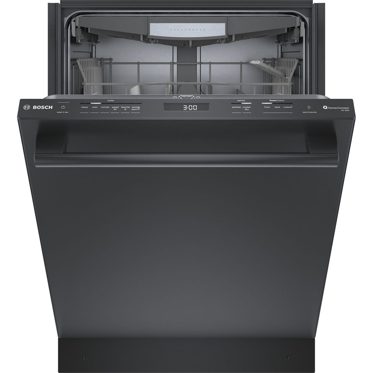 Bosch 800 Series, Dishwasher, 24'' - Black Stainless Steel (SHX78CM4N ...