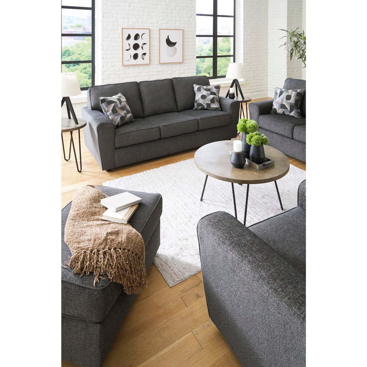 Cascilla Sofa - Slate | Dufresne Furniture and Appliances