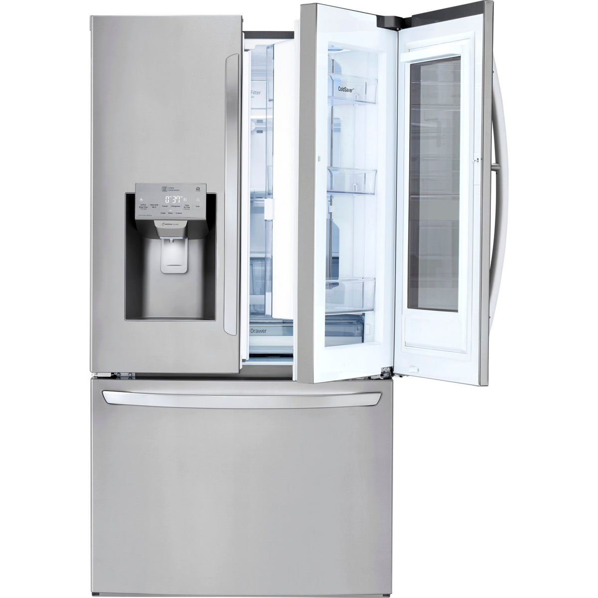 LG French Door Fridge (LFXS28596S) - Stainless Steel | Dufresne ...