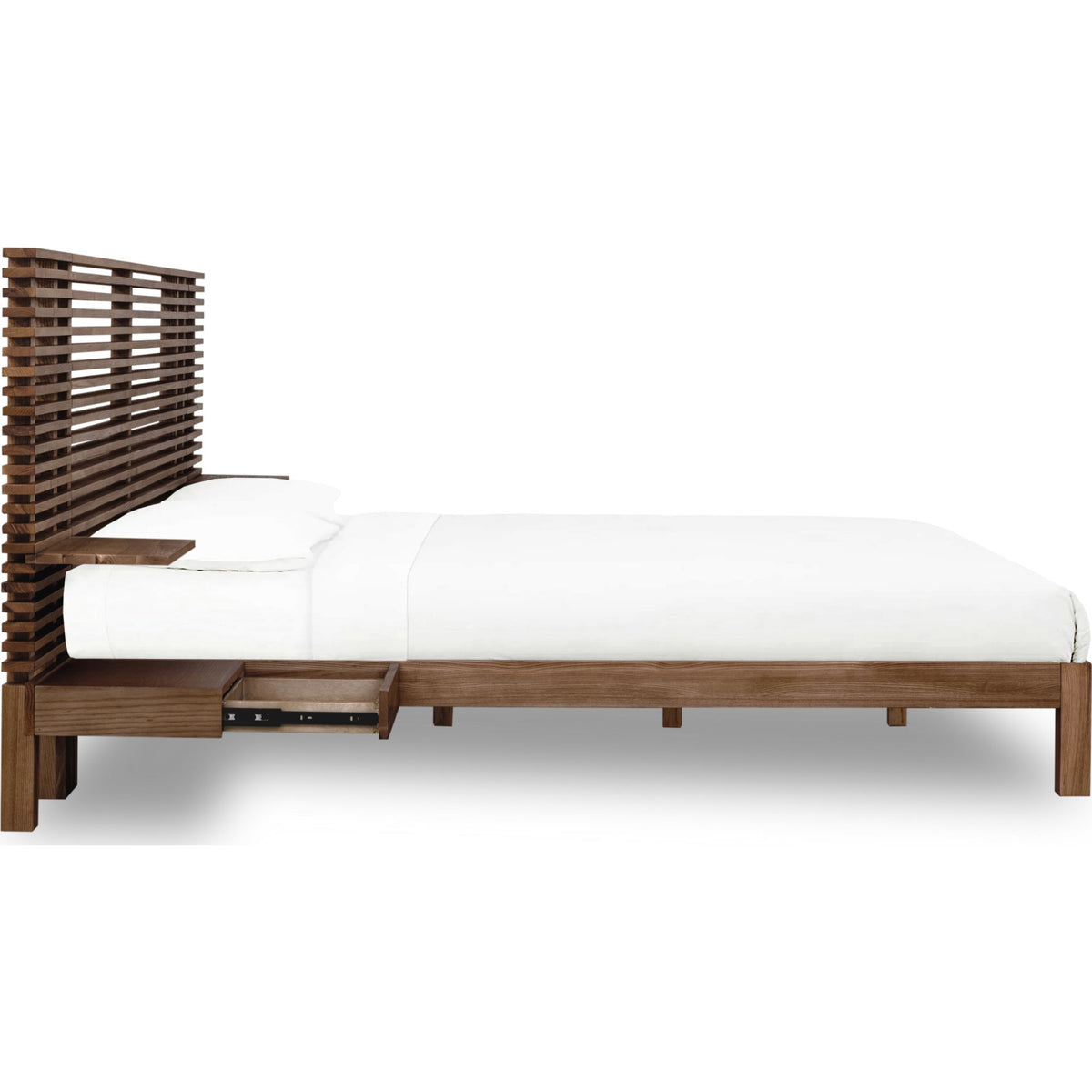 Tanner Platform Bed with Nightstands | Dufresne Furniture and Appliances