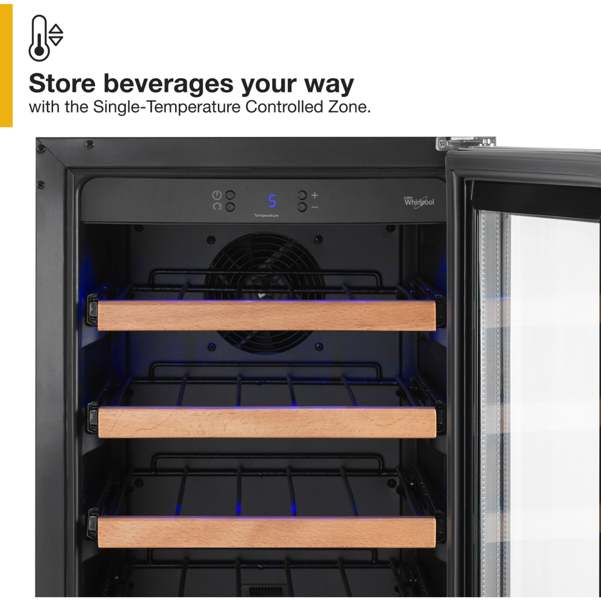 Whirlpool Wine Cellar (WUW35X15DS) - Stainless Steel | Dufresne ...