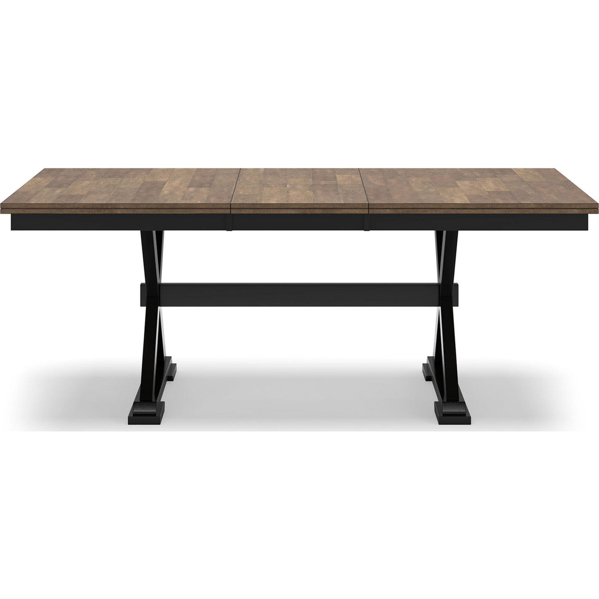 Wildenauer Dining Extension Table - Brown/Black - (D634-35) | Dufresne ...