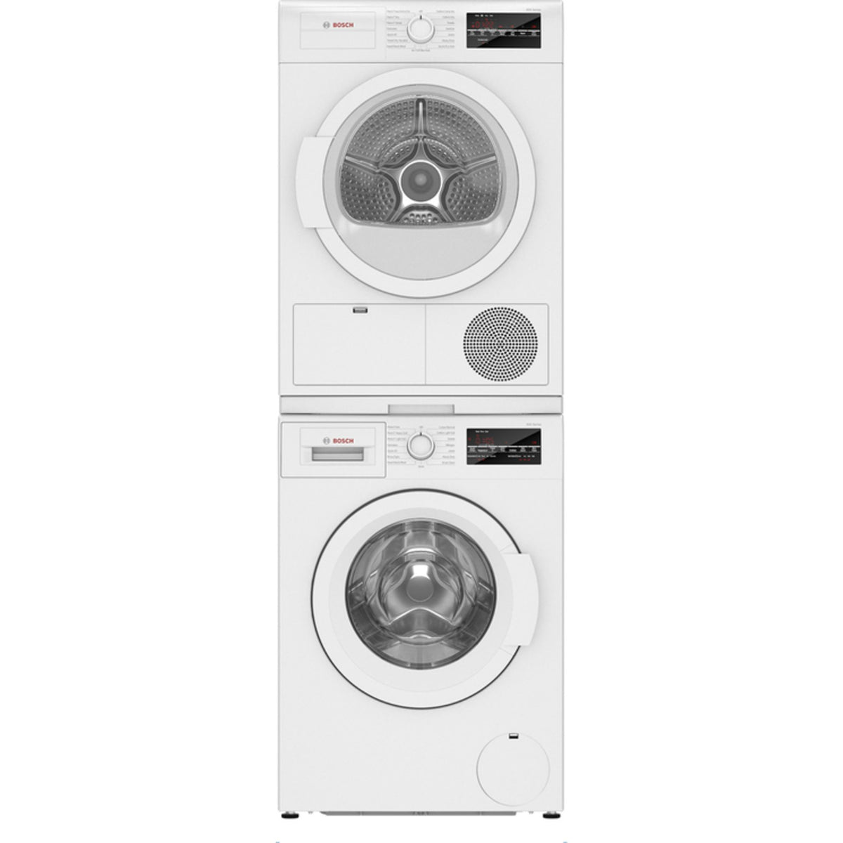 Bosch Front Load Pair (WGA12400UC-WTG86403UC) - White | Dufresne ...
