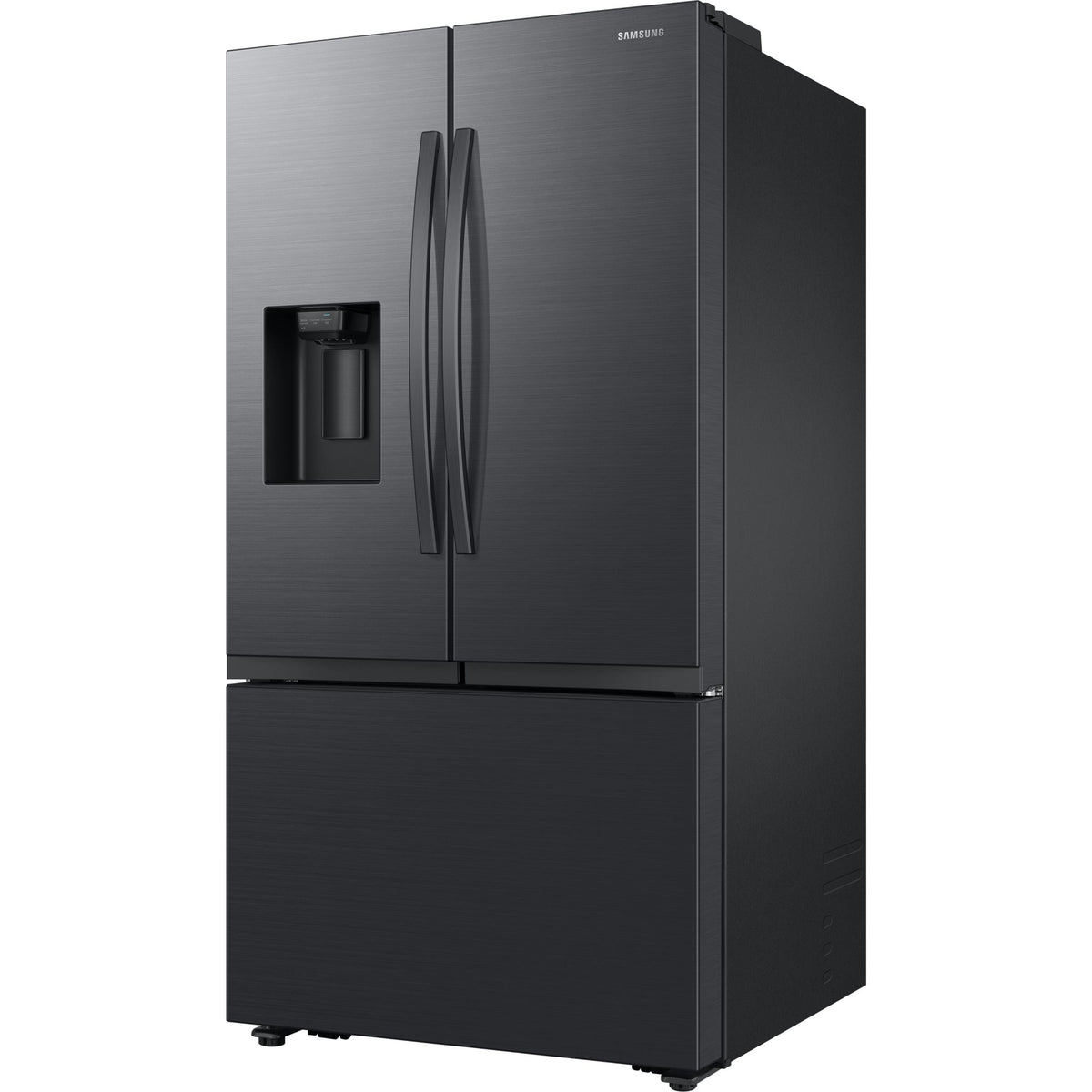 Samsung French Door Fridge (RF32CG5400MTAA) - Matte Black Stainless St ...