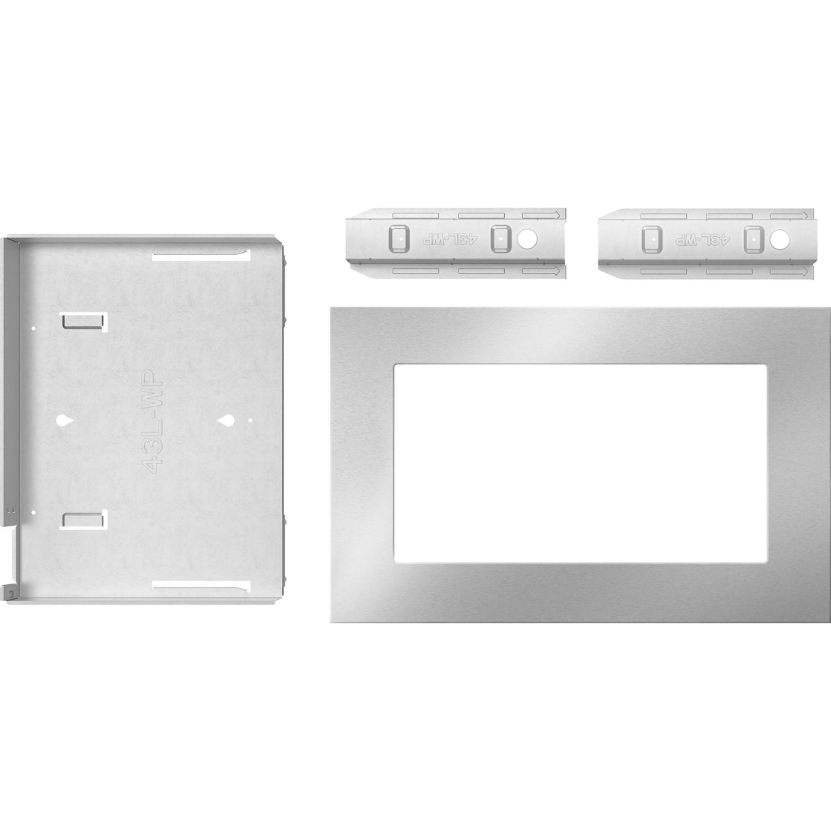 Whirlpool 30 in. Trim Kit for 1.6 Cu. Ft. Countertop Microwave -Finger ...