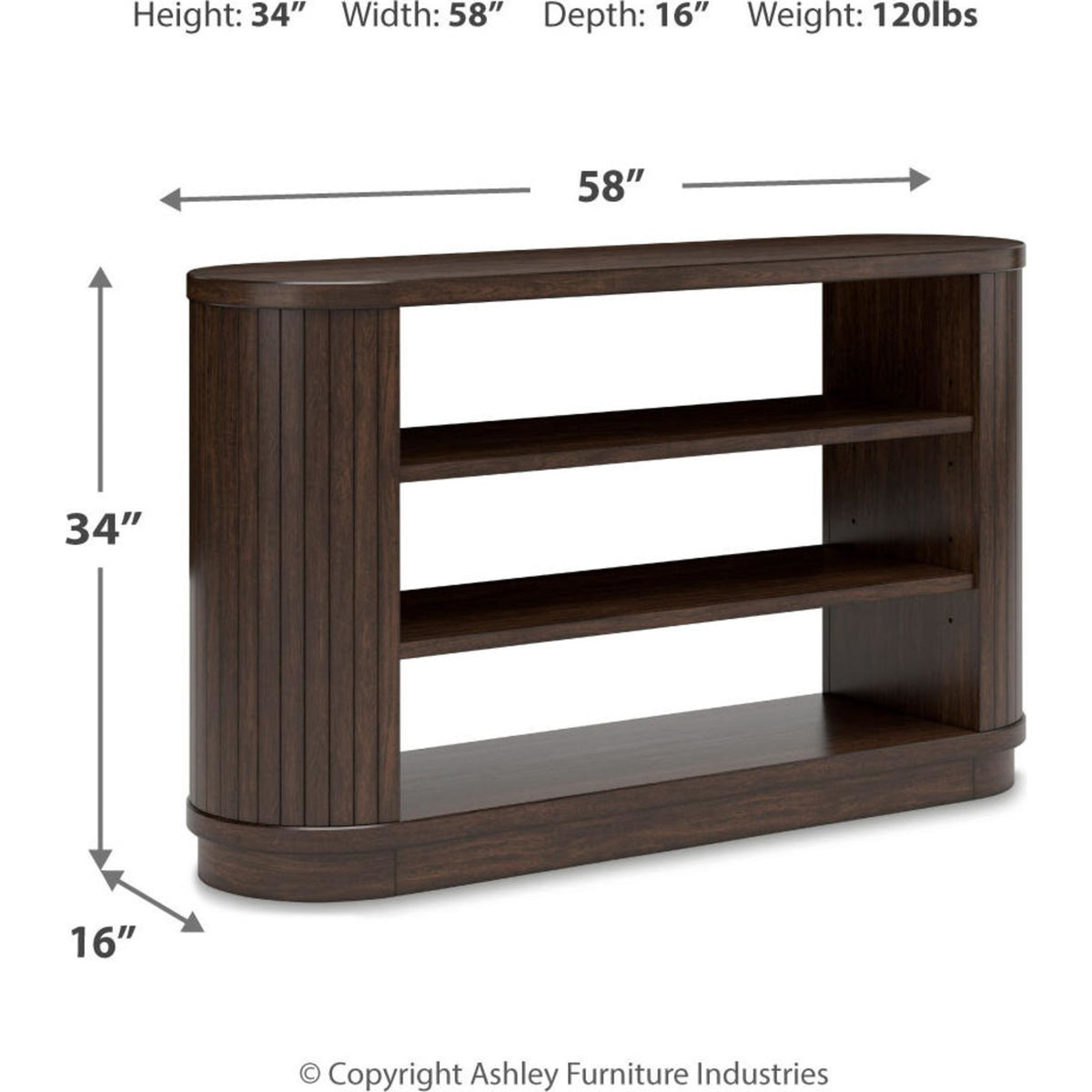 Korestone Credenza - Warm Brown | Dufresne Furniture and Appliances