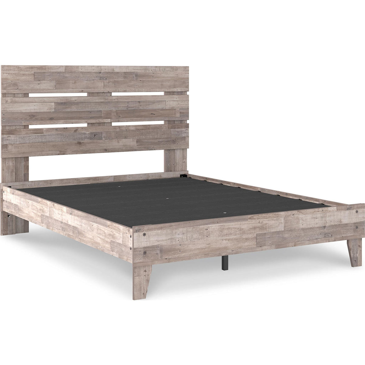 Neilsville Queen Platform Bed - Whitewash | Dufresne Furniture and ...