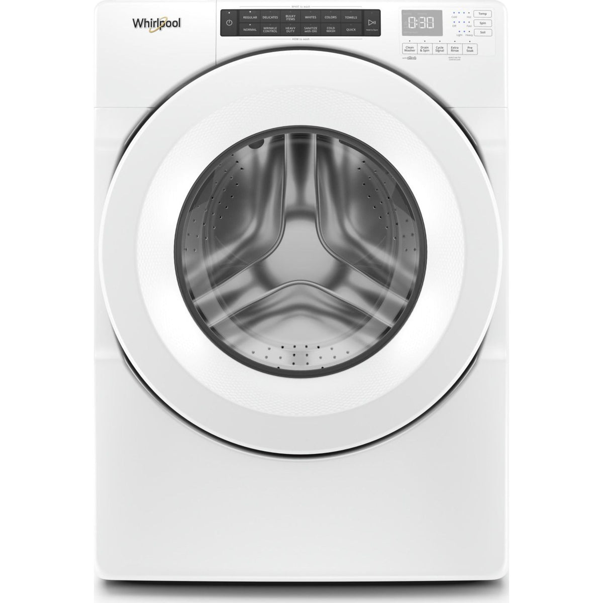 Whirlpool Front Load Washer (WFW560CHW) - White | Dufresne Furniture ...