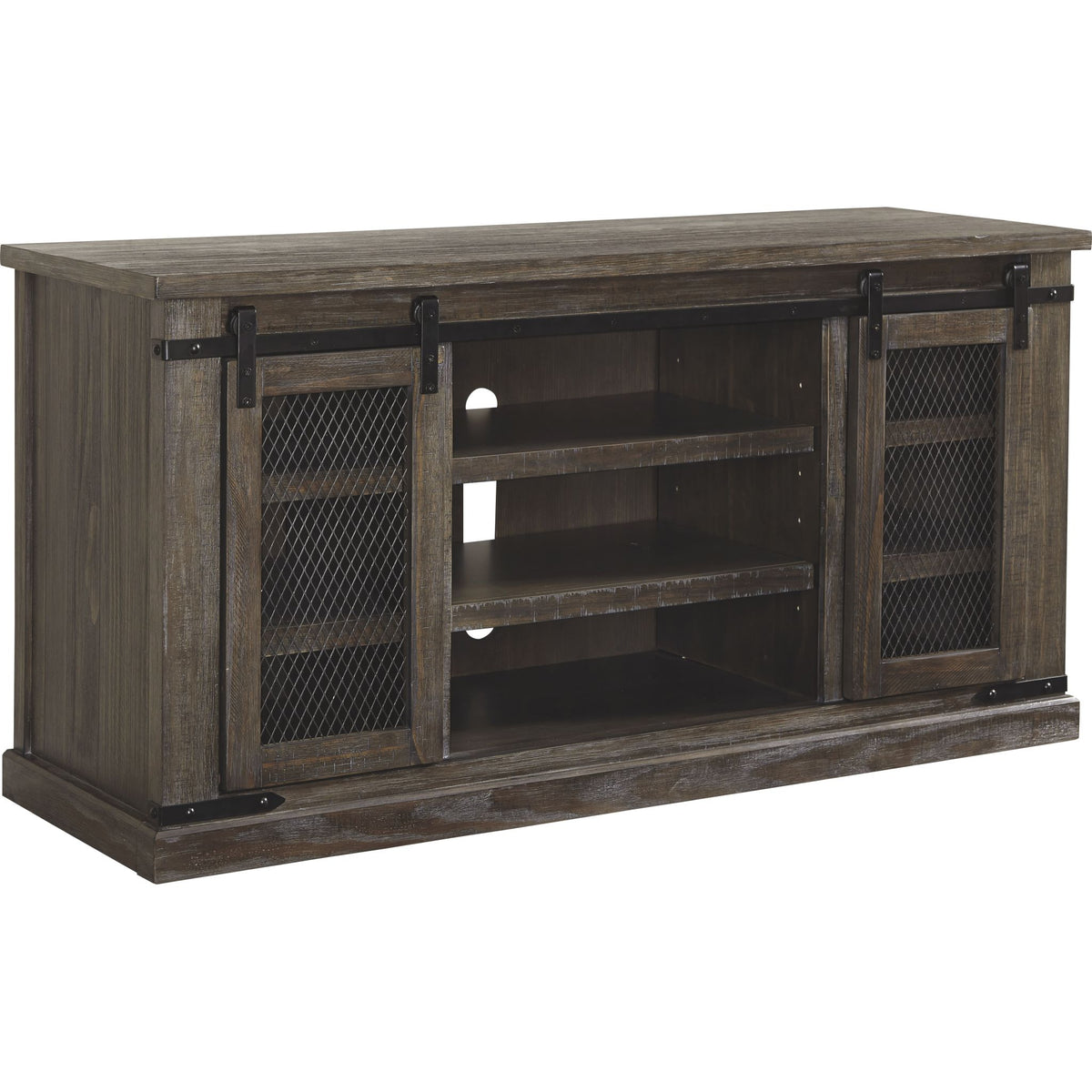 Danell Ridge TV Stand - Brown | Dufresne Furniture and Appliances
