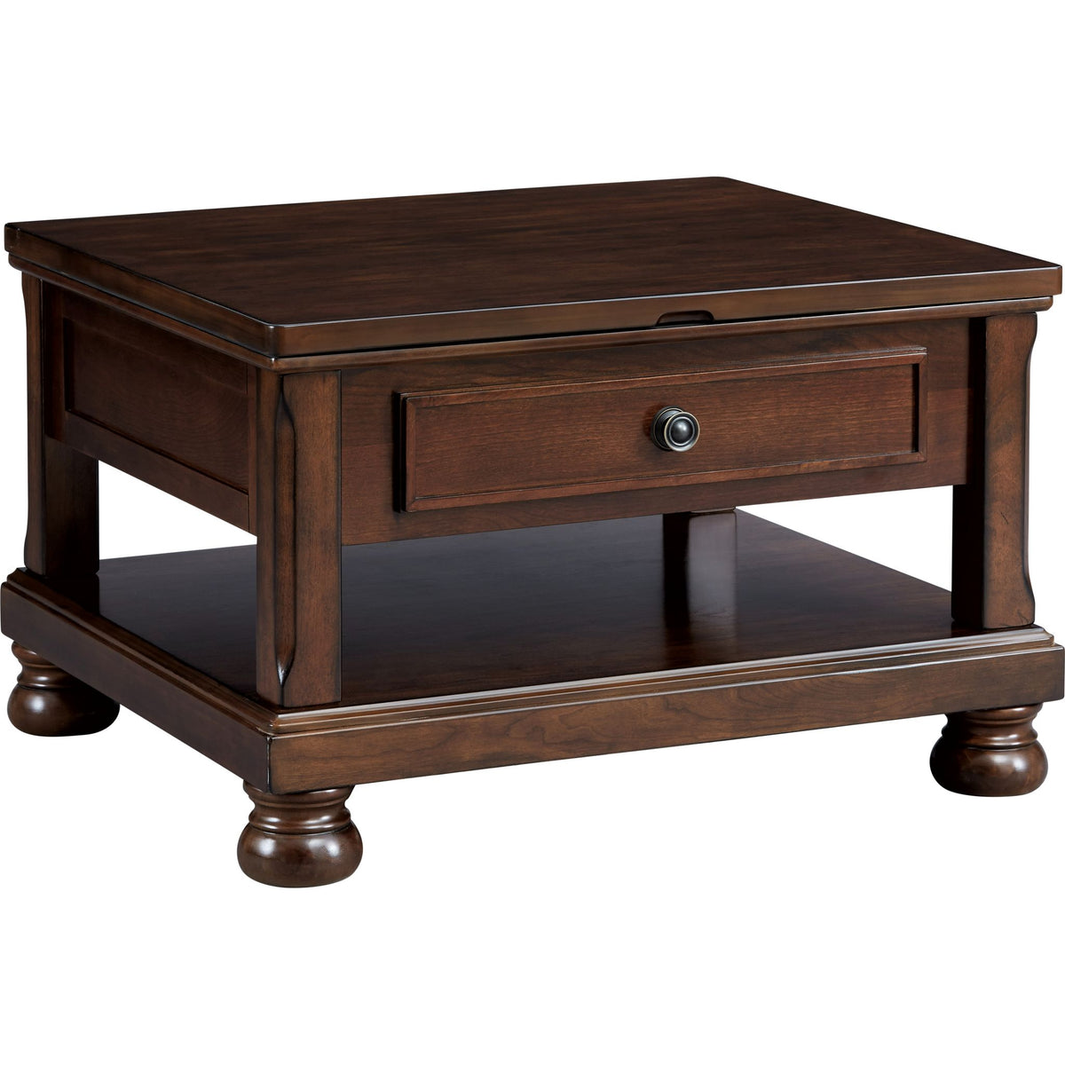 Porter Coffee Table - Rustic Brown | Dufresne Furniture and Appliances