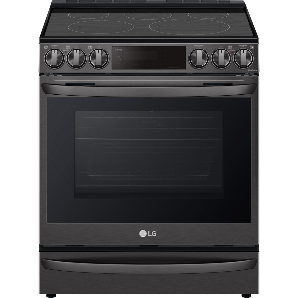 LG Slide-In Range (LSEL6337D) - Black Stainless | Dufresne Furniture ...