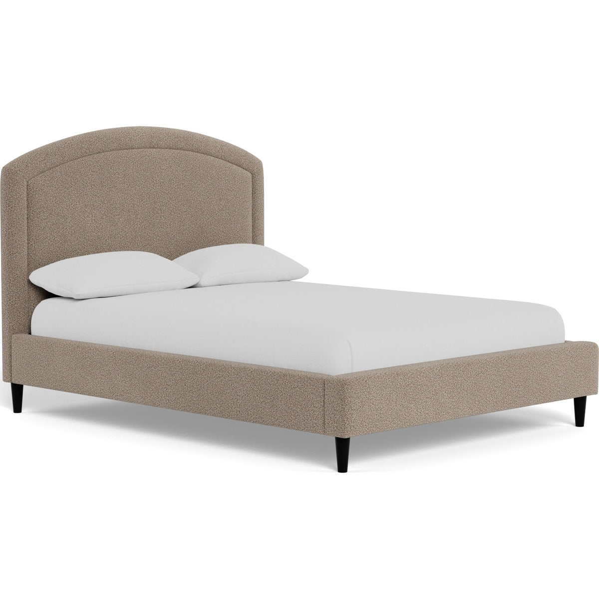 Lurre King Upholstered Bed - Bravado Stone| Dufresne Furniture and ...