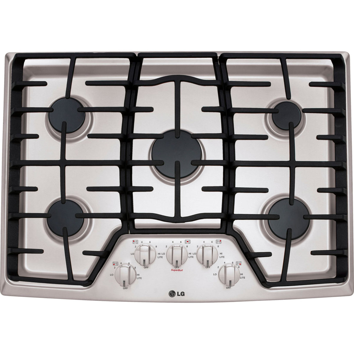LG 30" Gas Cooktop (LCG3011ST) - Stainless Steel| Dufresne Furniture ...