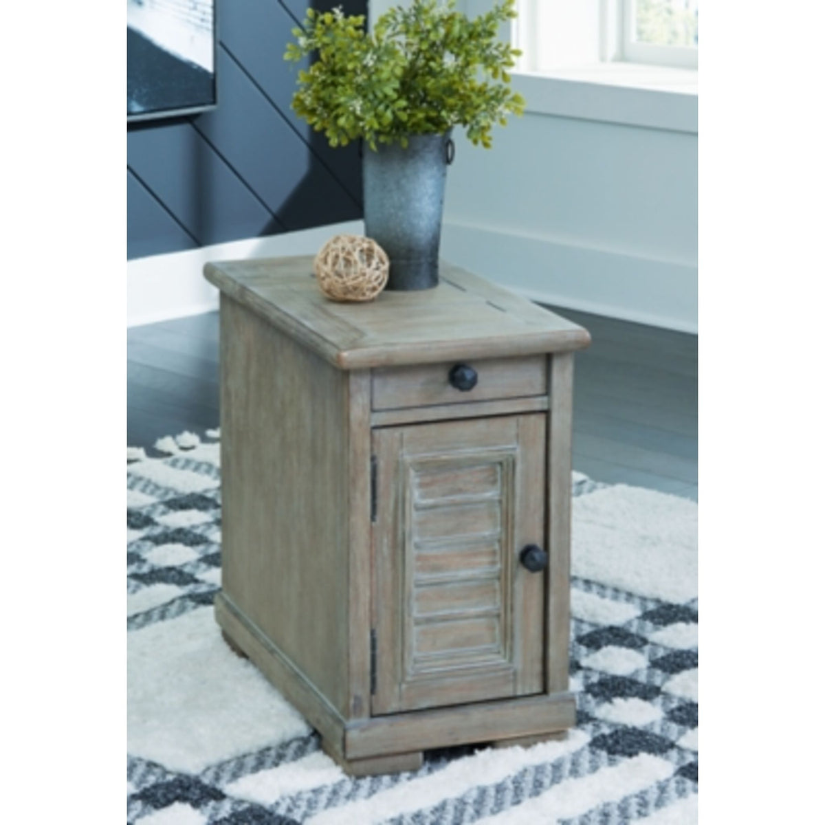 Moreshire Chair Side End Table - Bisque | Dufresne Furniture and Appliances