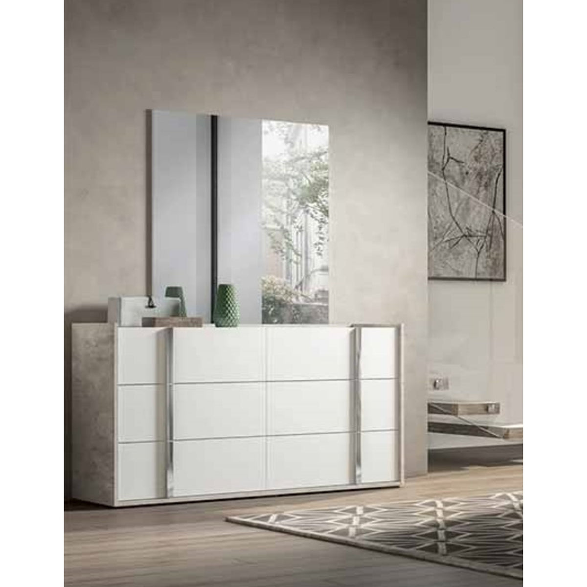 Treviso Mirror - Stone | Dufresne Furniture and Appliances