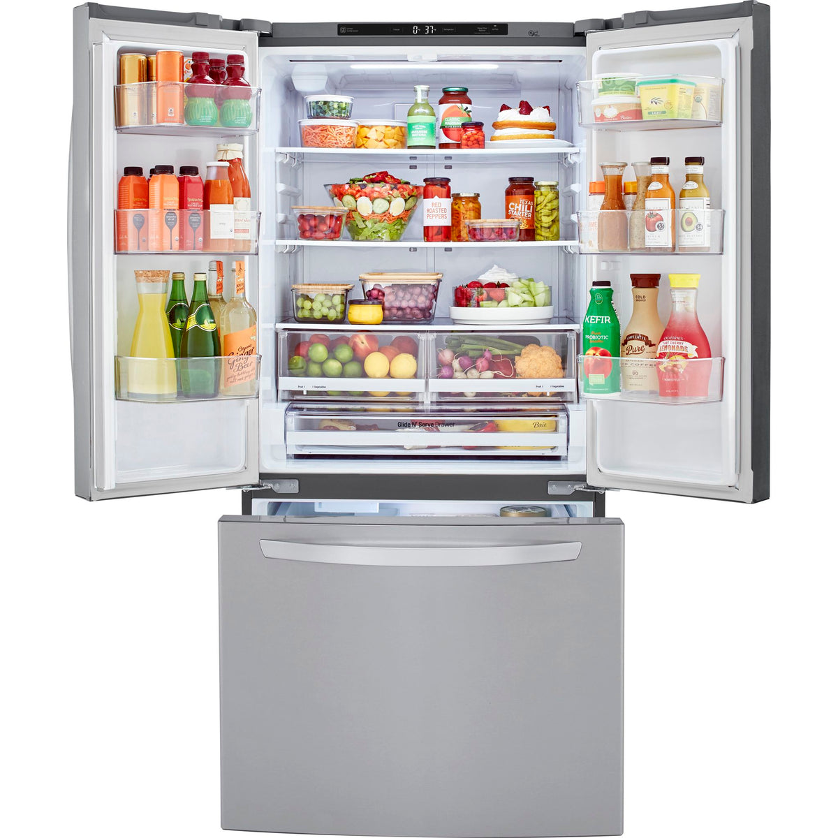 LG French Door Fridge (LRFCS2503S) - Stainless Steel | Dufresne ...