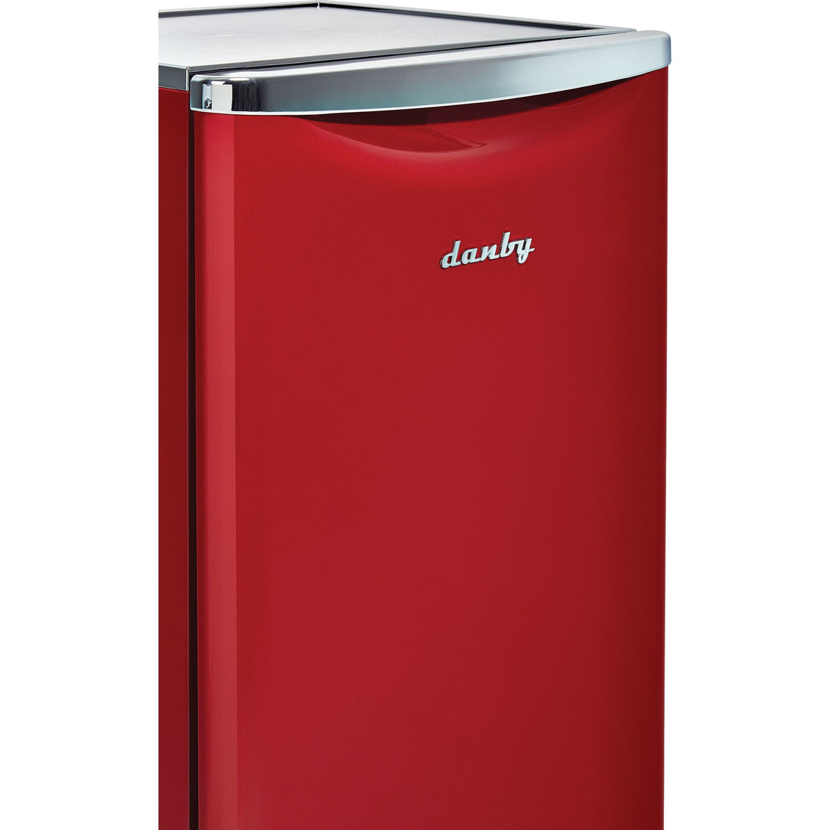 Danby 4.4 cu. ft. Contemporary Classic Compact Fridge in Metallic Red ...