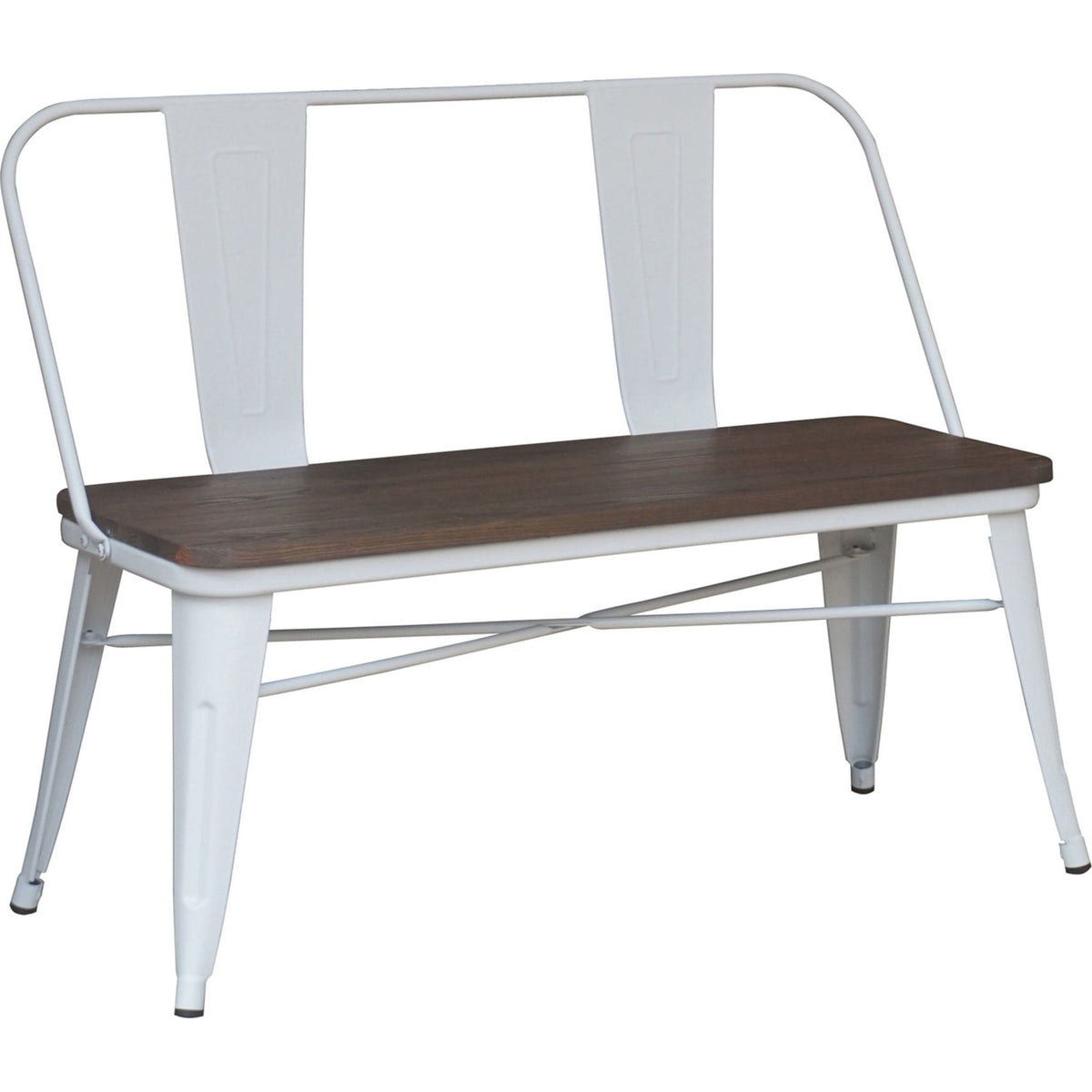 Modus Bench - White/Brown | Dufresne Furniture and Appliances
