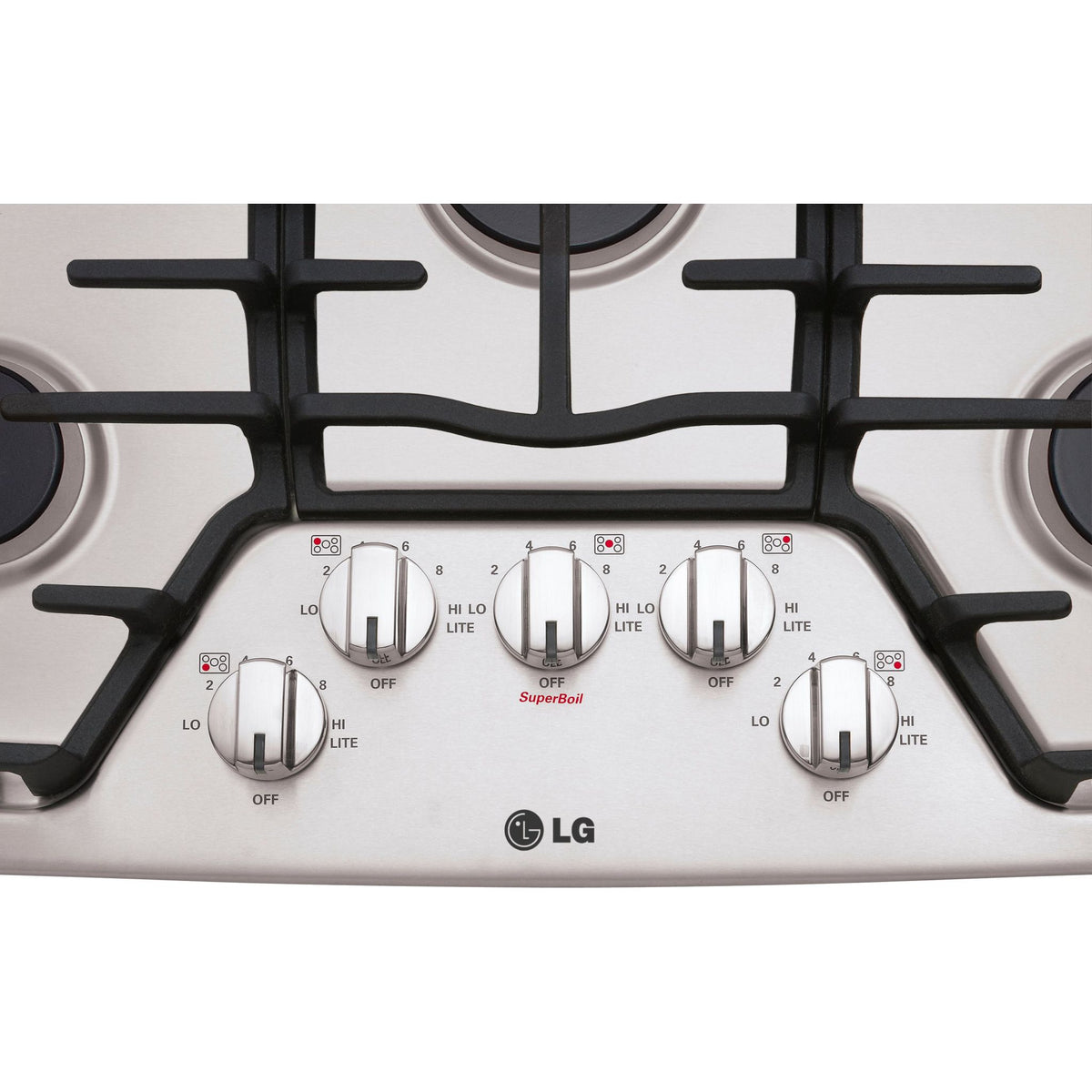 LG 30" Gas Cooktop (LCG3011ST) - Stainless Steel | Dufresne Furniture ...
