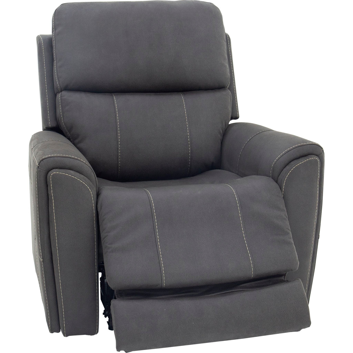 Damon Power Recliner - Stonewash Gunmetal | Dufresne Furniture and ...