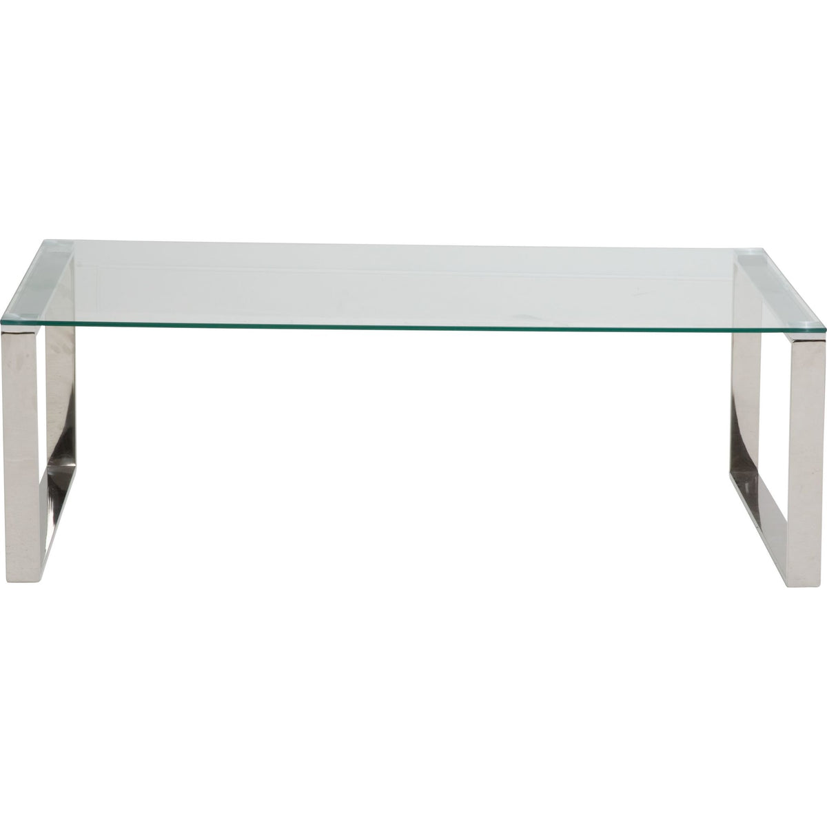 David Coffee Table - Stainless Steel | Dufresne Furniture and Appliances