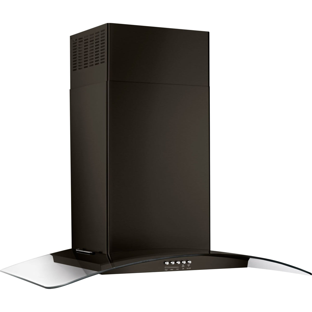 Whirlpool 30" Concave Glass Wall Mount Range Hood (WVW51UC0HV ...