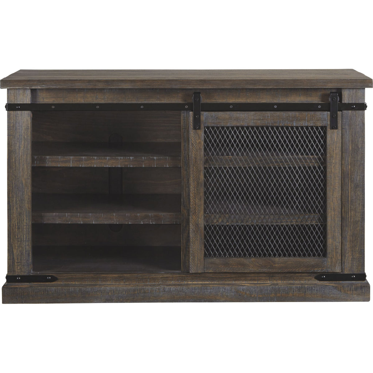 Danell Ridge TV Stand - Brown | Dufresne Furniture and Appliances