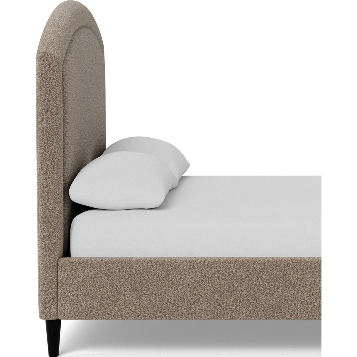 Lurre King Upholstered Headboard - Bravado Stone | Dufresne Furniture ...