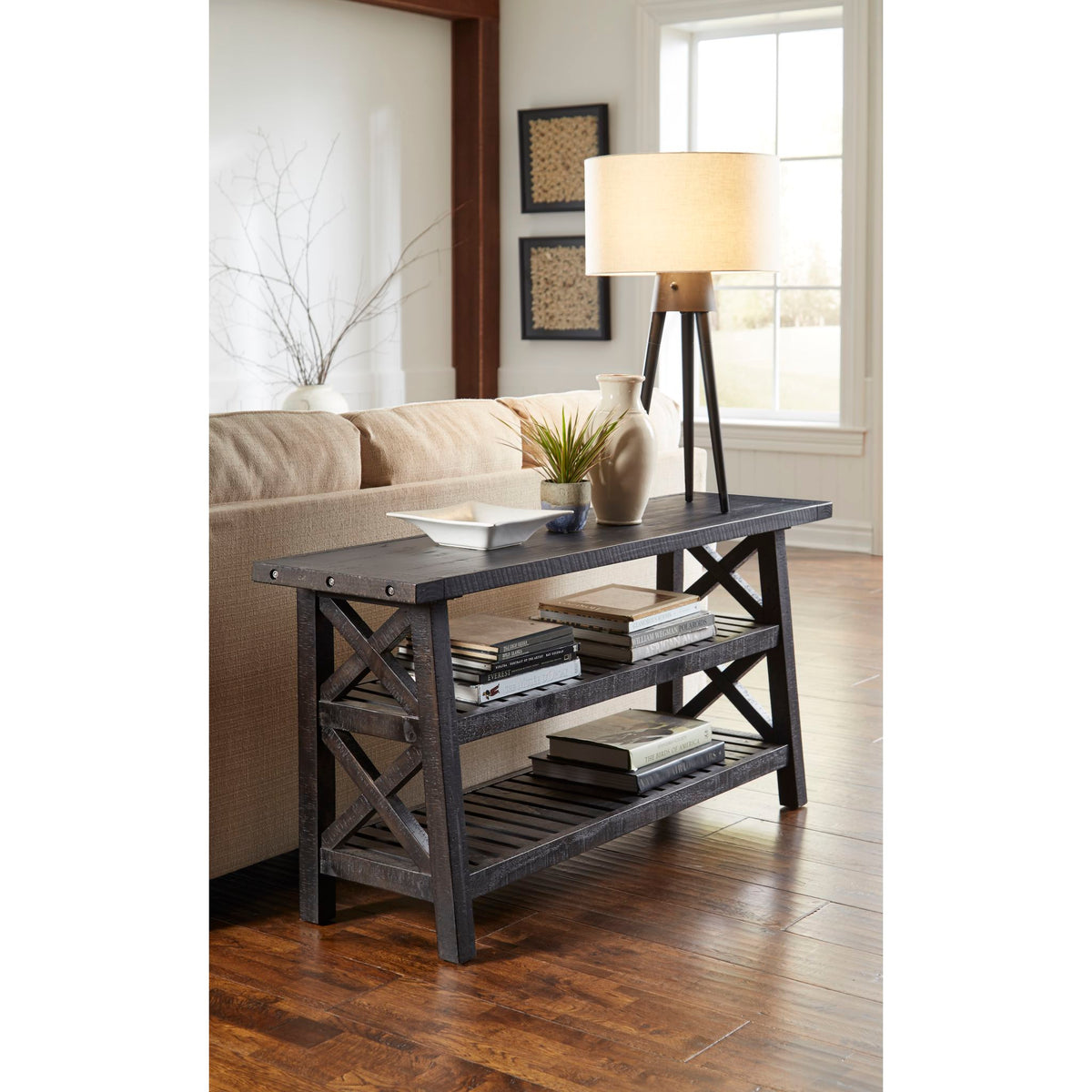 Yosemite Console Table - Cafe | Dufresne Furniture and Appliances