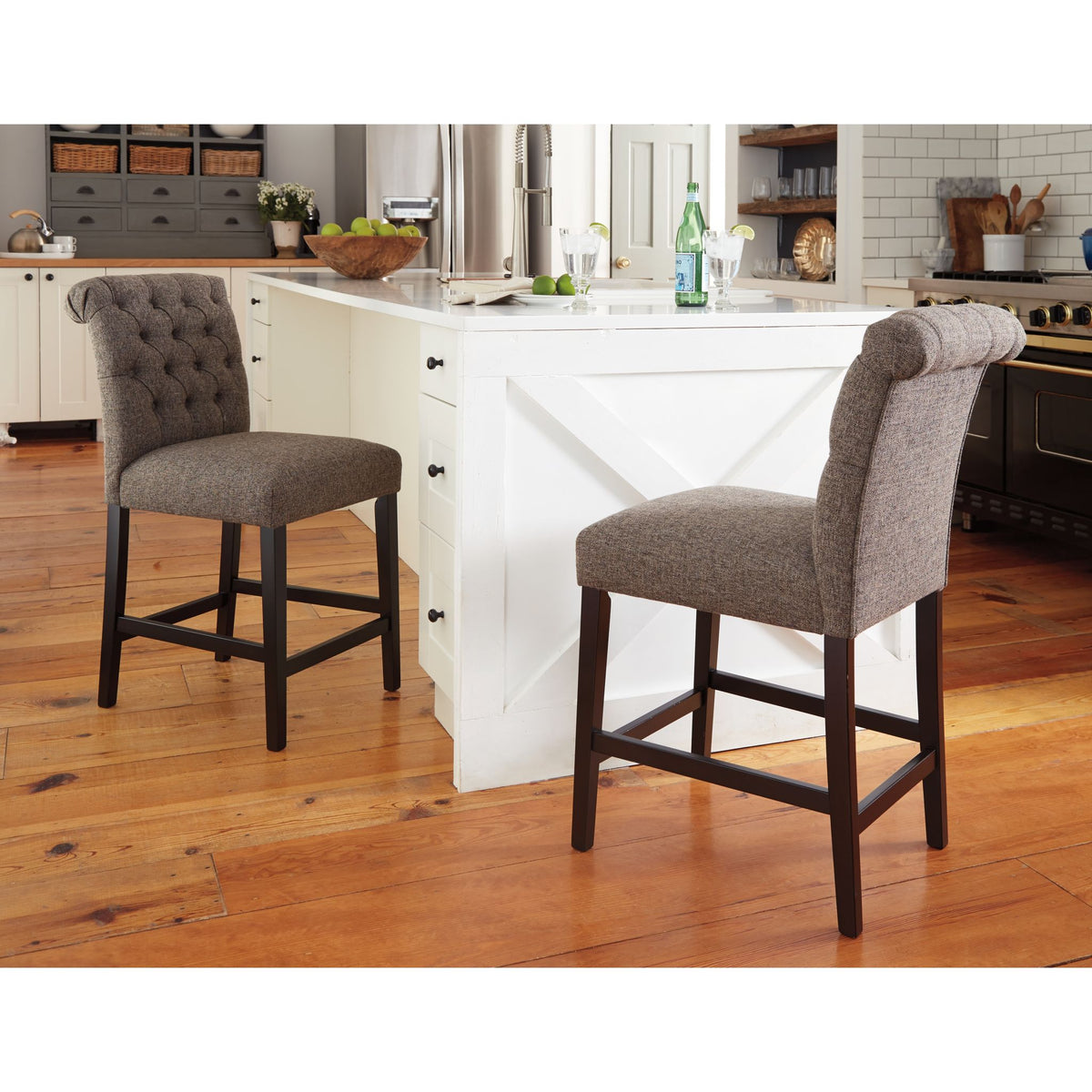 Tripton Bar Stool - Graphite - (D530-224) | Dufresne Furniture and ...
