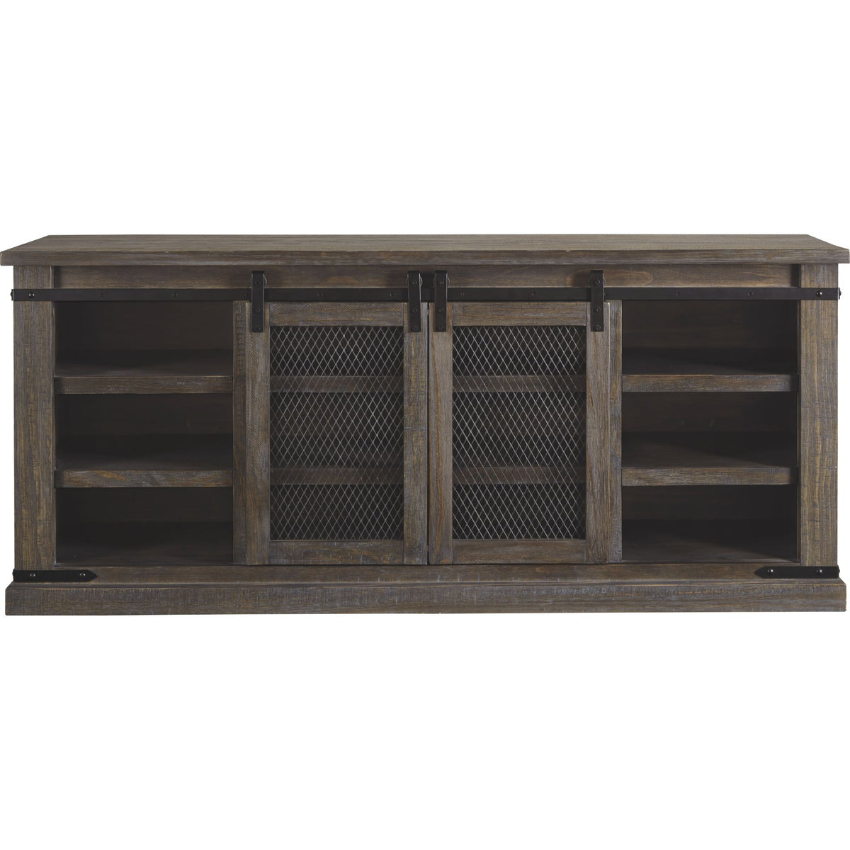 Danell Ridge TV Stand - Brown | Dufresne Furniture and Appliances