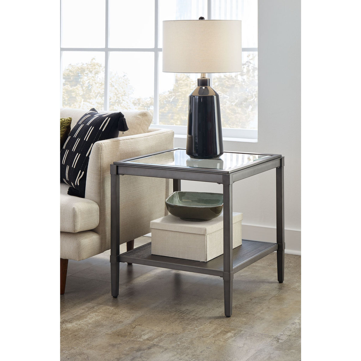 Gordon End Table - Shadow | Dufresne Furniture and Appliances