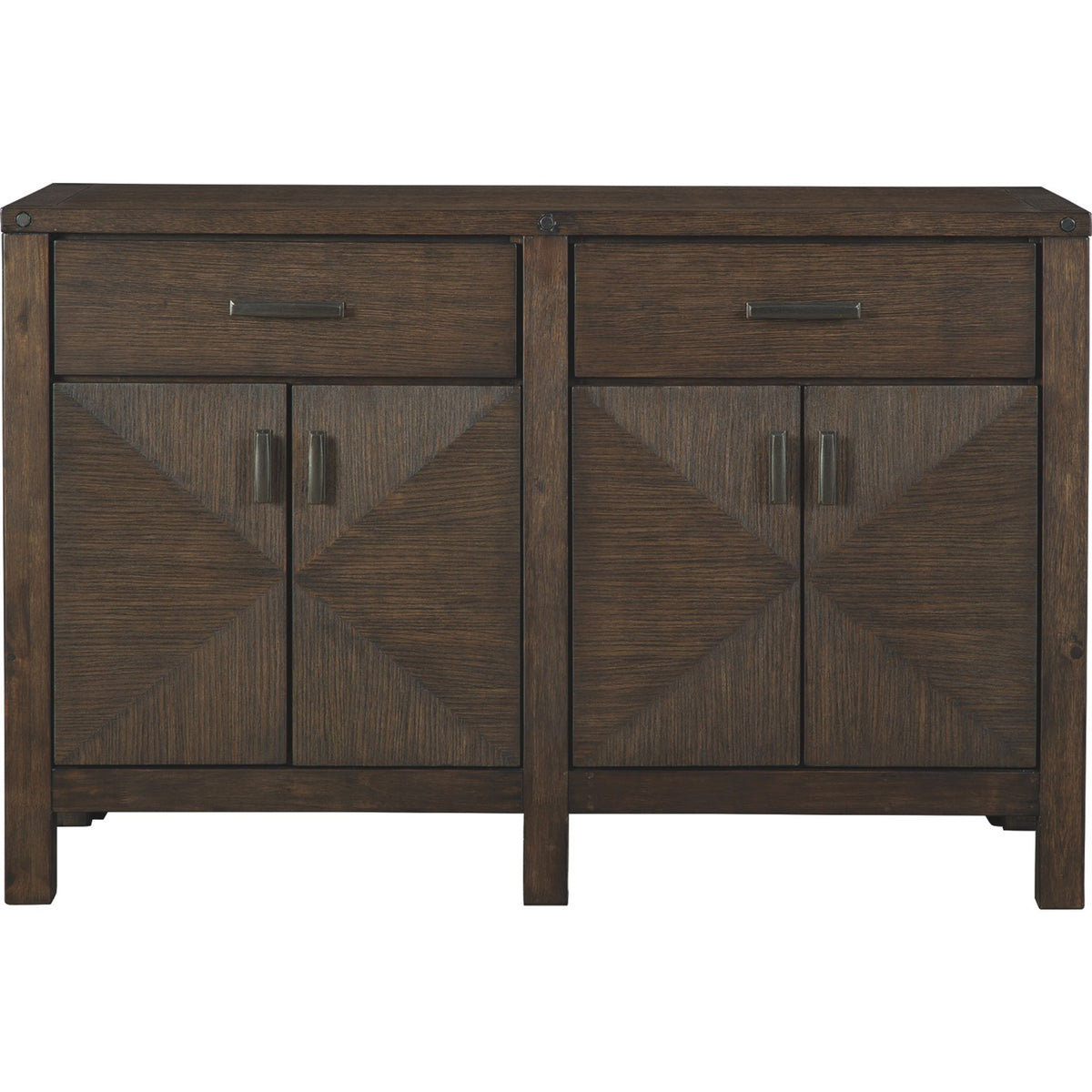 Dellbeck Dining Server - Brown - (D748-60) | Dufresne Furniture and ...