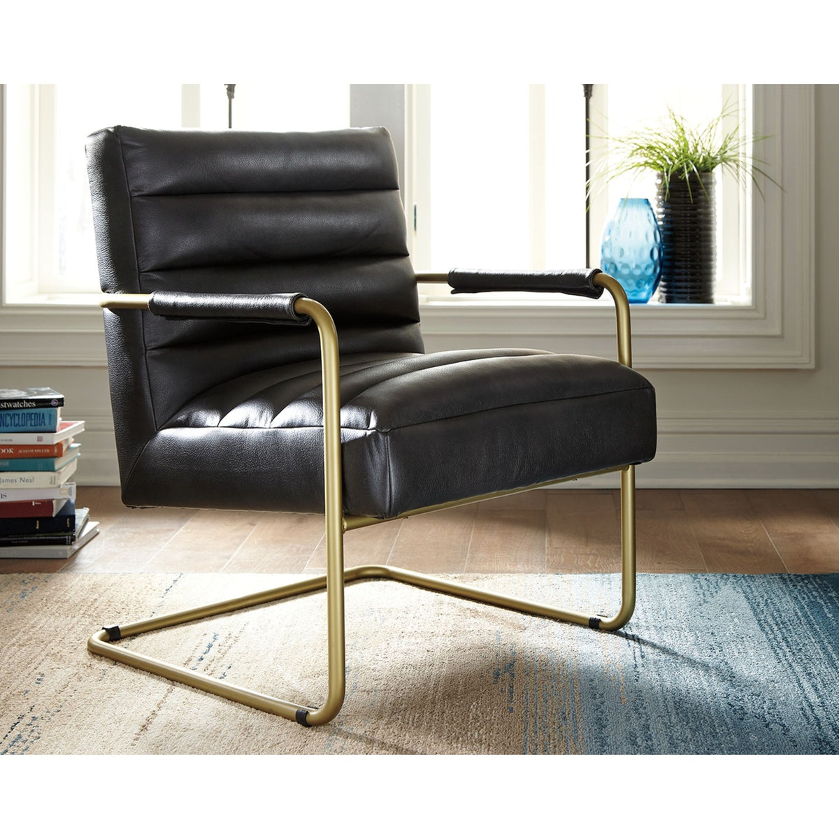 Hackley Accent Chair - Black | Dufresne Furniture and Appliances