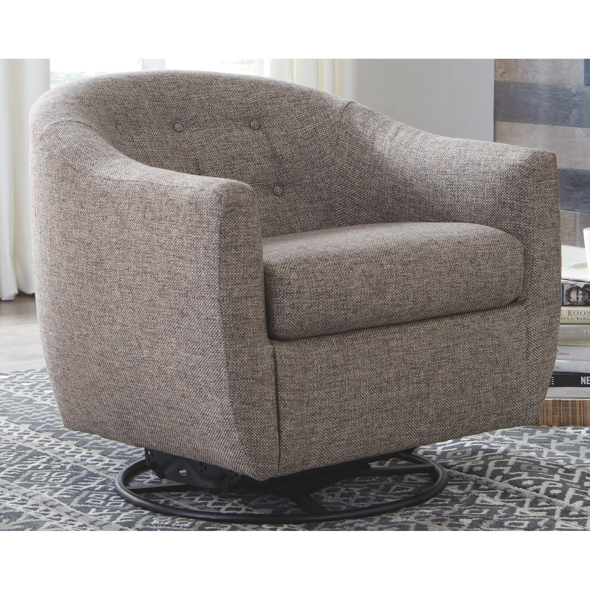 Upshur Accent Chair - Taupe | Dufresne Furniture and Appliances
