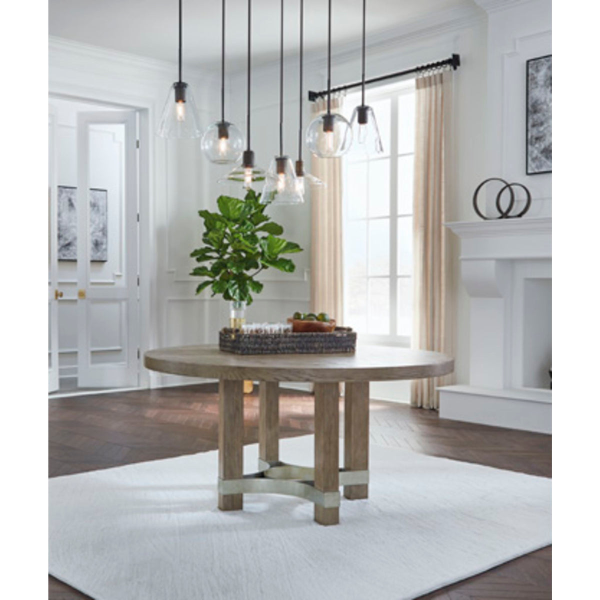 Chrestner Dining Table - Gray - (D983-50) | Dufresne Furniture and ...