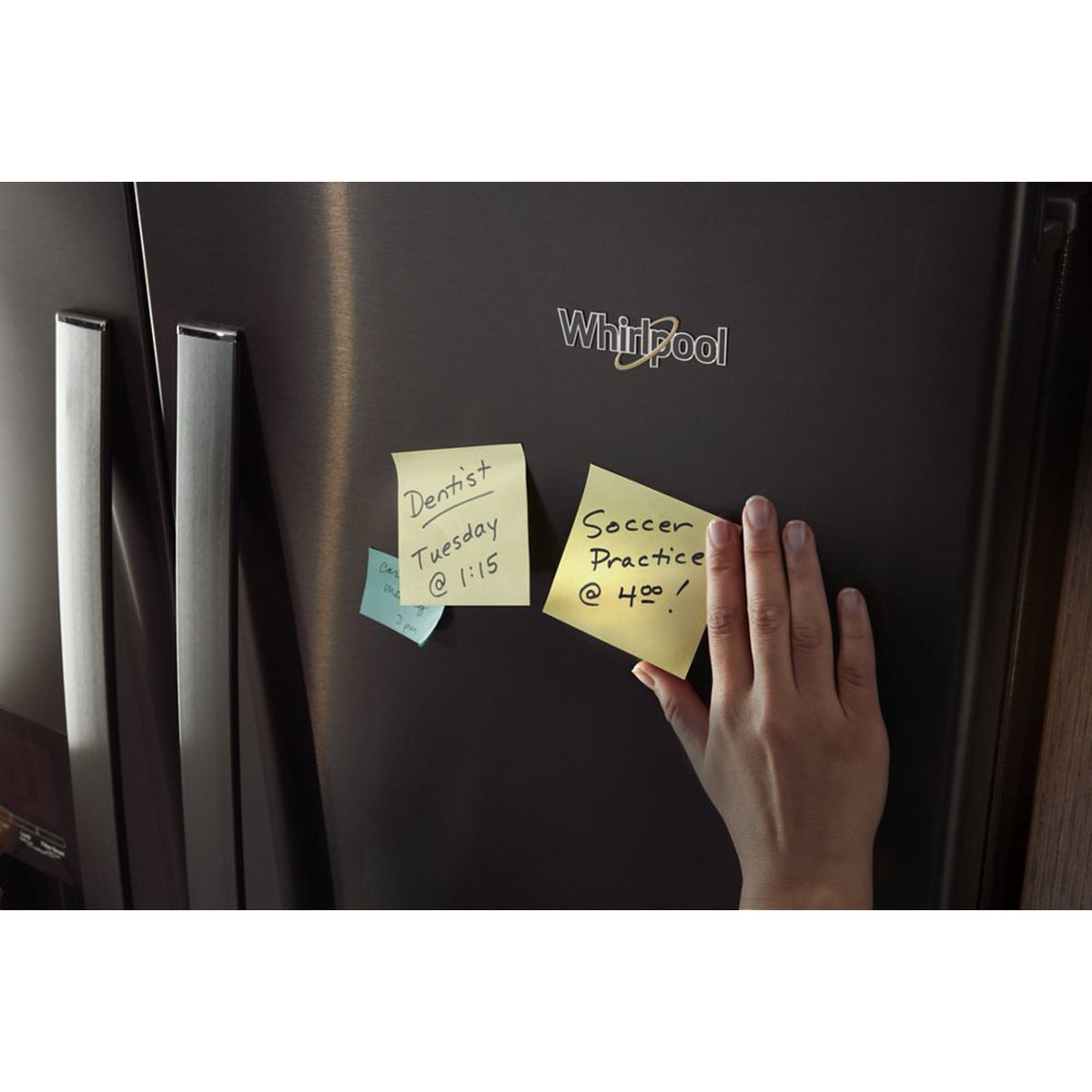 Whirlpool French Door Fridge (WRMF7736PZ) - Fingerprint Resistant Stai ...